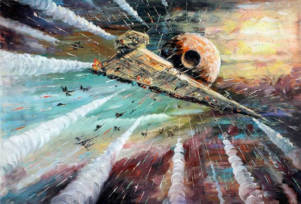 Star Destroyer Canvas Print - GaleriFoton