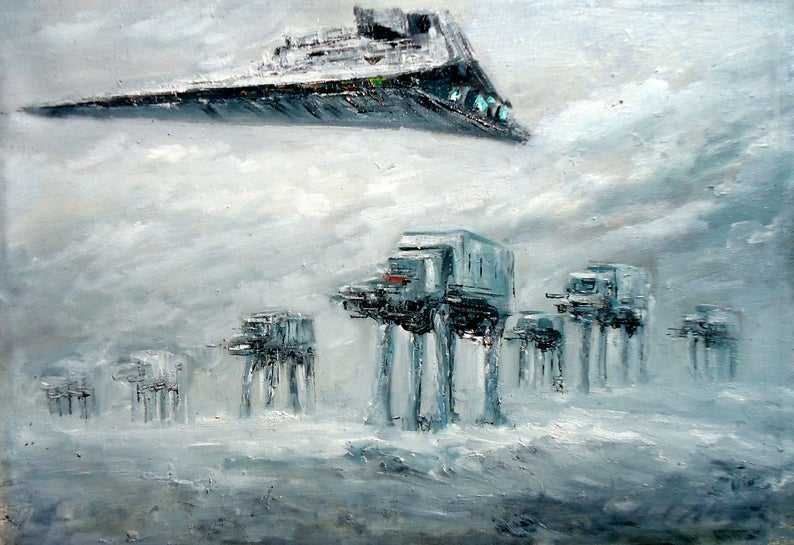 AT-AT Walker Canvas Print - GaleriFoton
