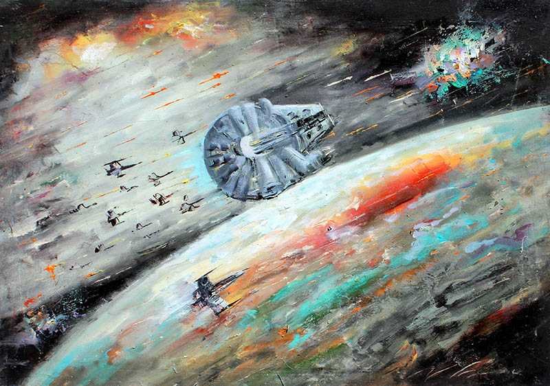 Millennium Falcon Wall Art - GaleriFoton