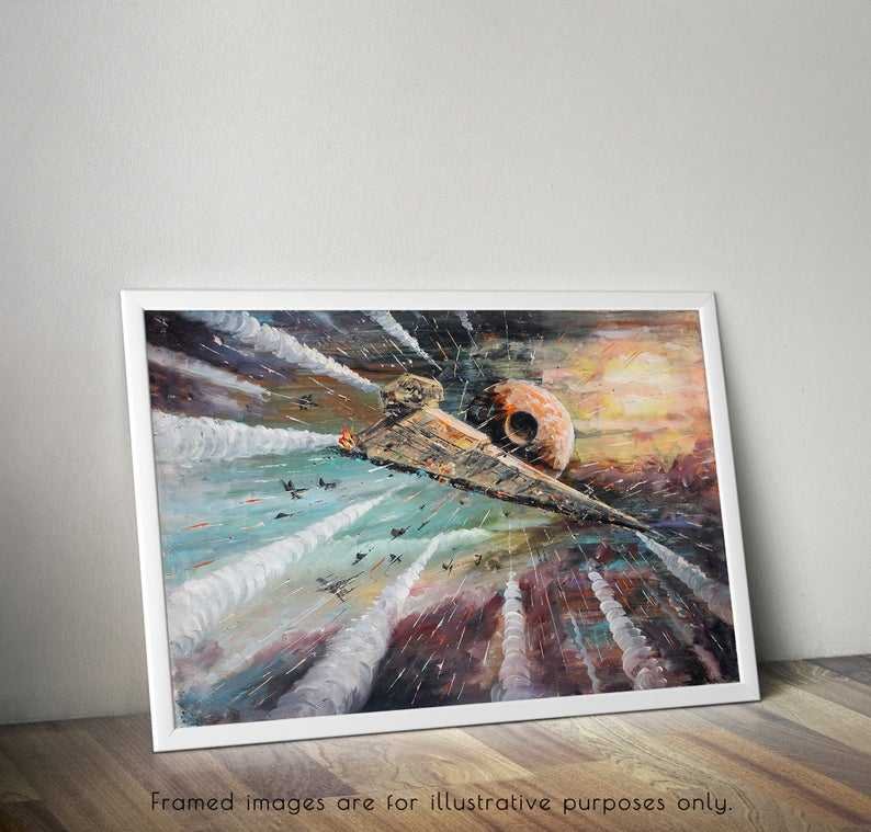 Star Destroyer Canvas Print - GaleriFoton