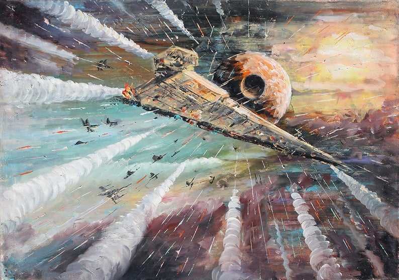 Star Destroyer Canvas Print - GaleriFoton