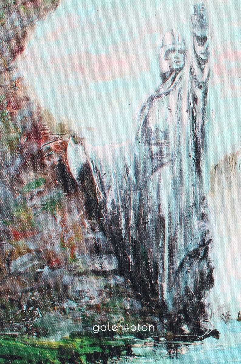 The Argonath Print - LOTR Wall Art - GaleriFoton