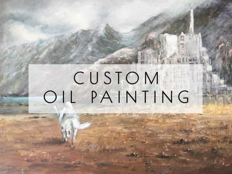 Custom Oil Painting - Commission Art by Naci Caba - GaleriFoton