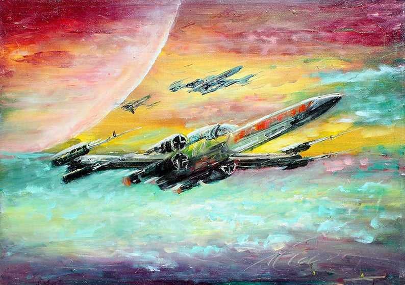 X-Wing Fighter Wall Art - GaleriFoton