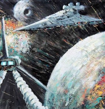 Star Destroyers Canvas Art, Star Wars Fan Art Print - GaleriFoton