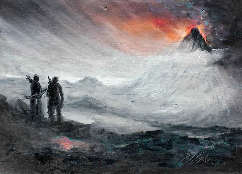 Mordor LOTR Print, Mordor Canvas Print, Mordor Wall Art, LOTR Gift ...