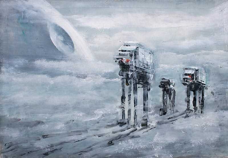 AT-AT walker canvas print, AT-AT walker wall art 2022 - GaleriFoton