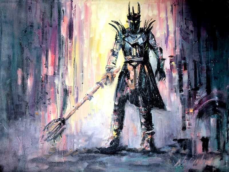 Lord of the Rings Sauron Canvas Print - Sauron Print - LOTR Gift - LOTR ...