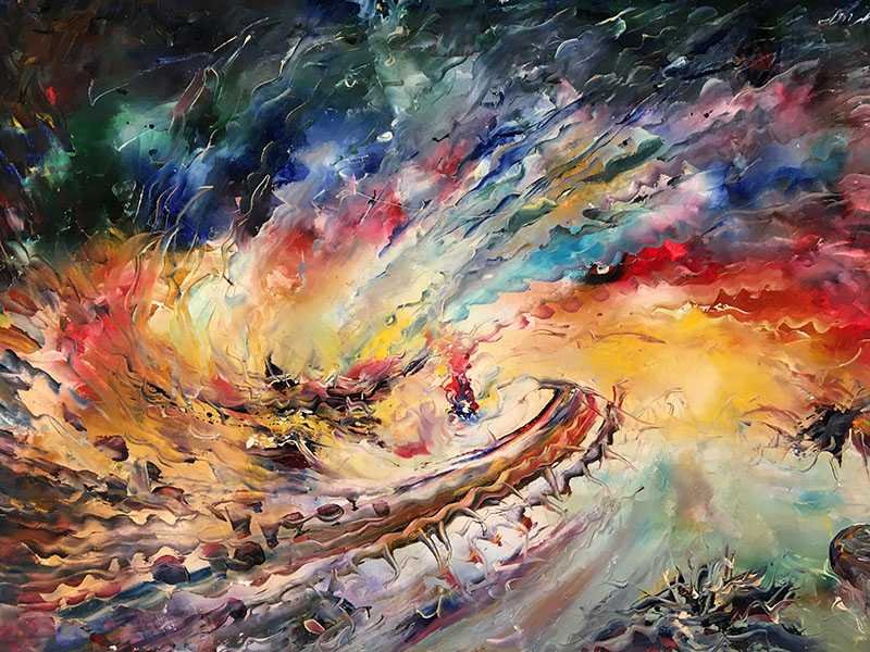 Abstract Art, Abstract Canvas Print, Abstract Home Decor - GaleriFoton