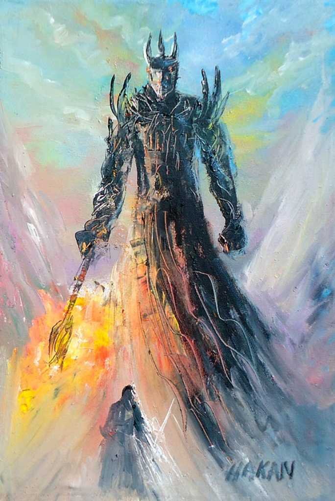 Fingolfin vs Morgoth Poster, Elven King vs Dark Lord, Silmarillion ...