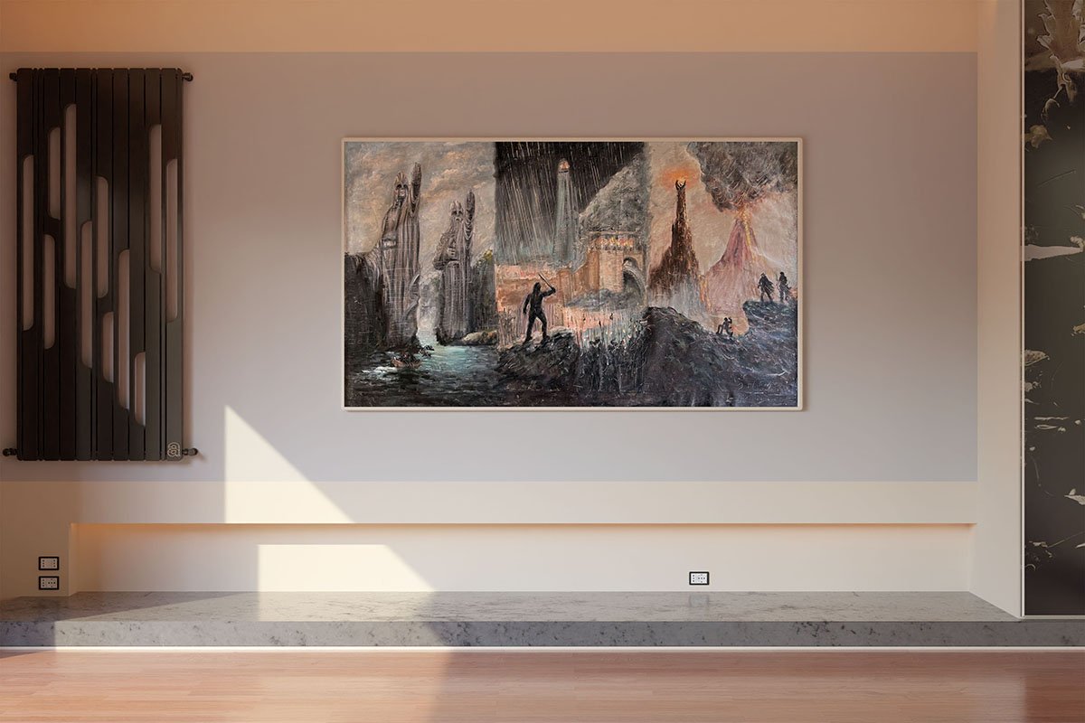 LOTR Painting for Sale: Handmade LOTR Painting by Naci Caba - GaleriFoton